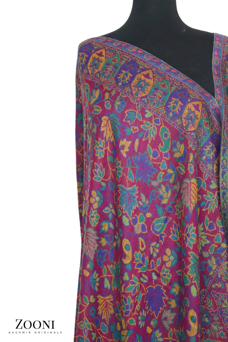 Kashmiri Kani Woven Shawls | Zooni | Kashmir Originals