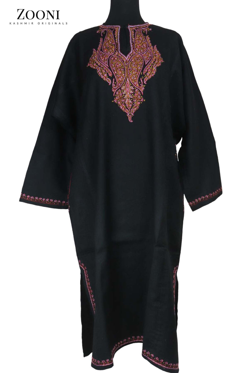 Woolen Embroidered Kashmiri Pheran/Feran/Phiran (Freesize) | Zooni ...